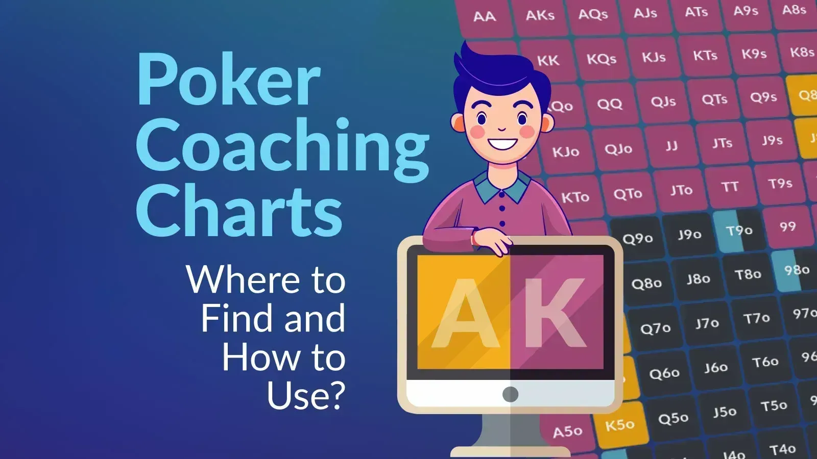 Preflop charts for poker player — downloadable chart by Getcoach ...